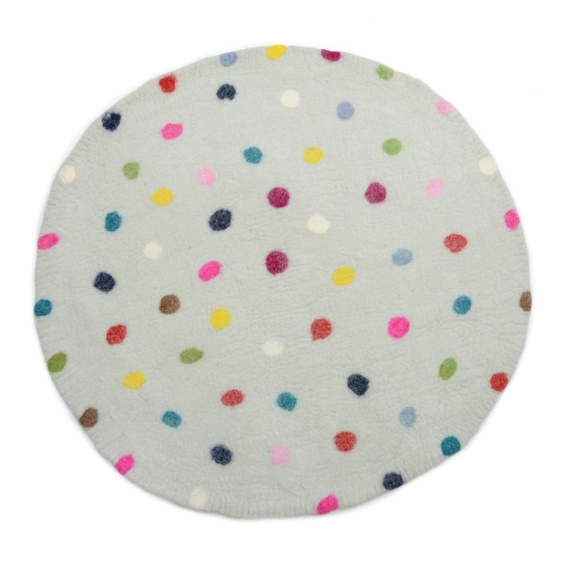 Polka Dot Rug - Etsy