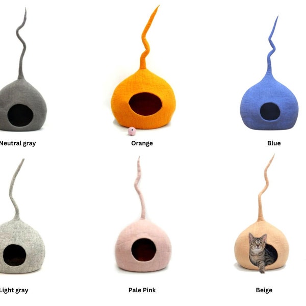 Wool Cat Cave - Etsy