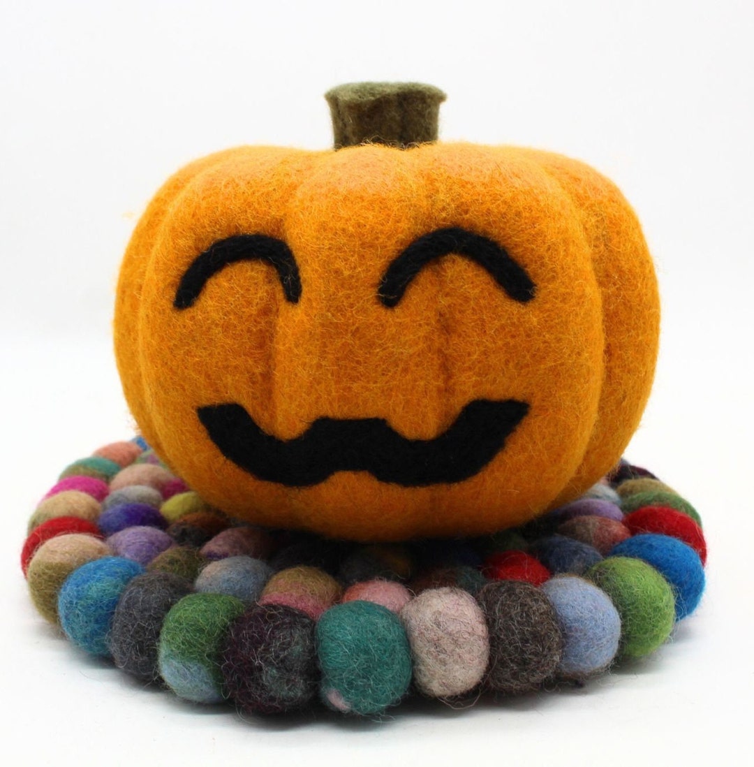 Handmade Felt Toy Pumpkin Felt Pumpkin for Decoration and Gifting ...
