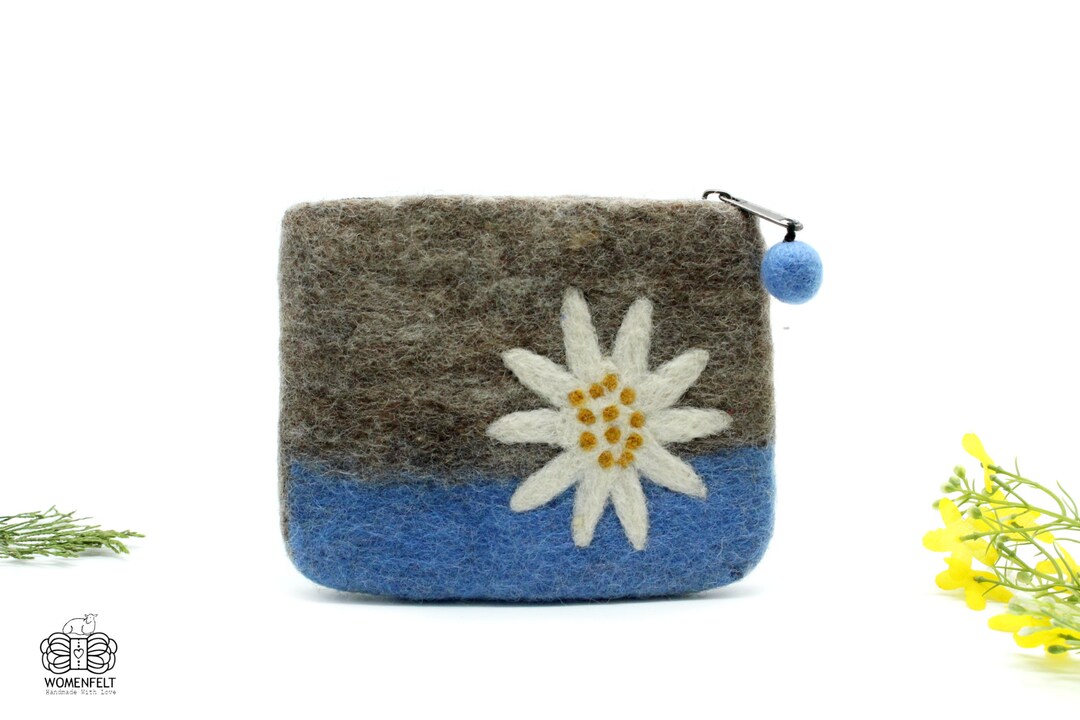 16X13 CM Felted Hand Purse Handmade Felt Purse Everyday Bag Gifts Women ...