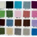 Felt Color Chart-wool Felt Samplecolor Samplesfabric - Etsy
