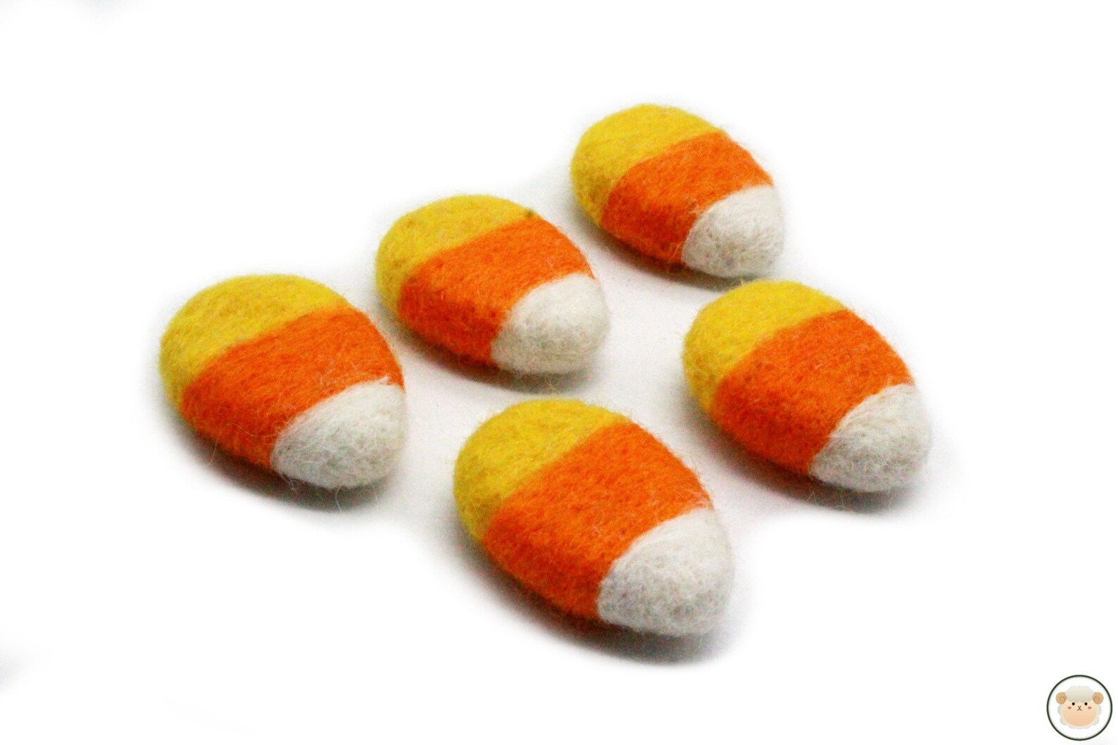 10 Pcs / Halloween Candy Corns / Candy Corn Felt Shapes / Fall - Etsy
