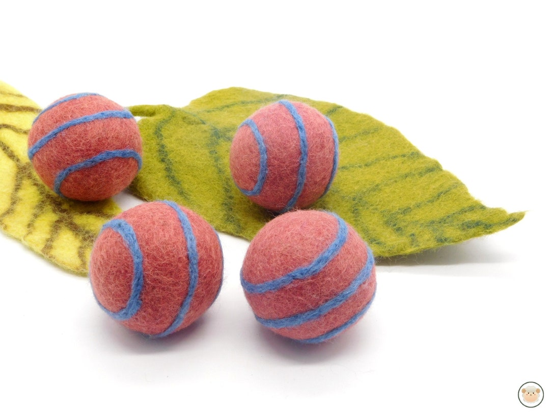 Hand Felted Swirl Ball 8 Cm Large Felt Pom Poms Woolen Ball DIY Project ...