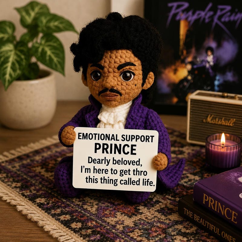 Purple Crochet Animal - Etsy