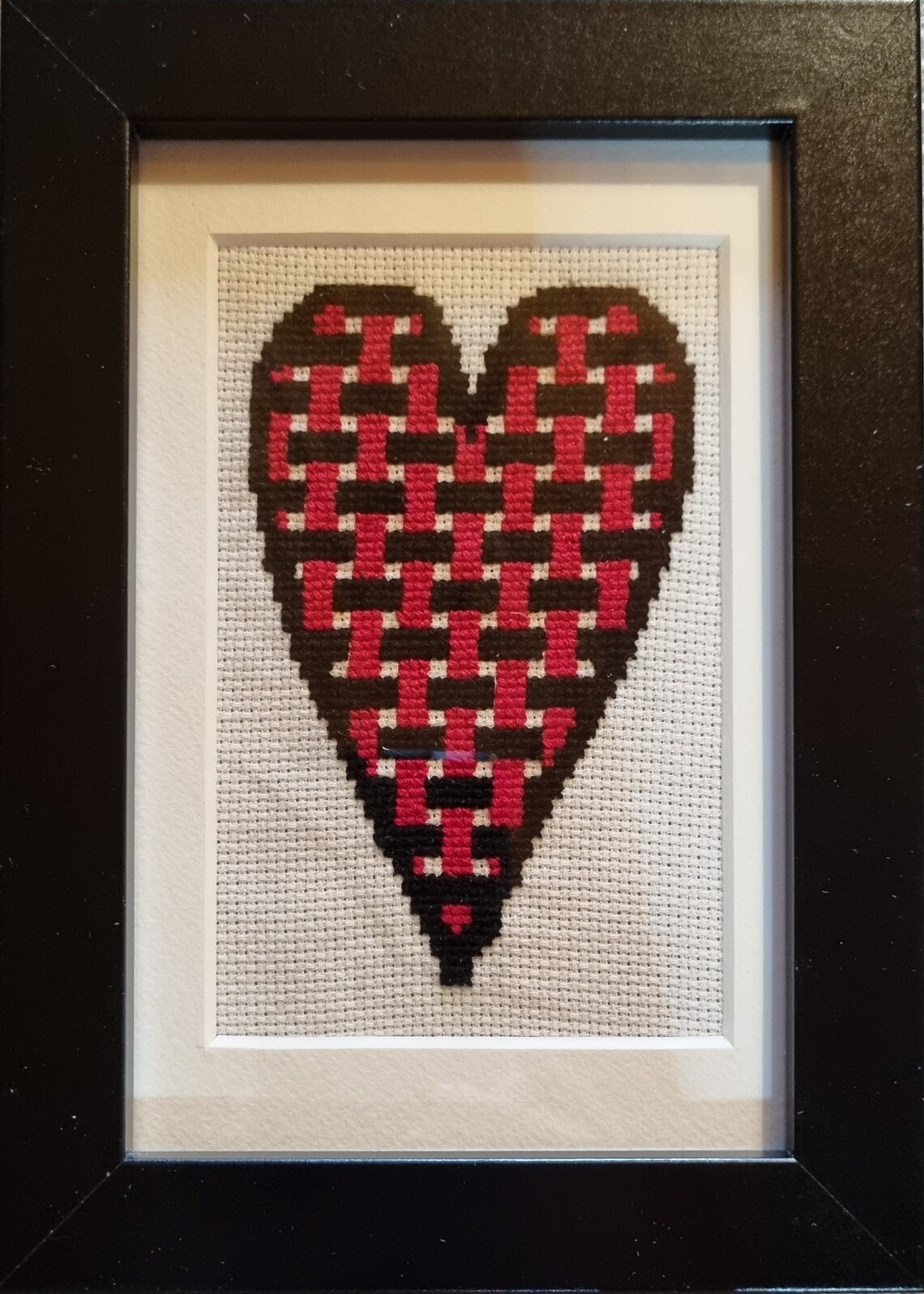 10 Small Collection Cross Stitch Heart Patterns Set - Etsy