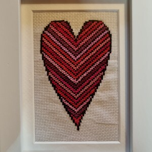 10 Small Collection Cross Stitch Heart Patterns Set - Etsy