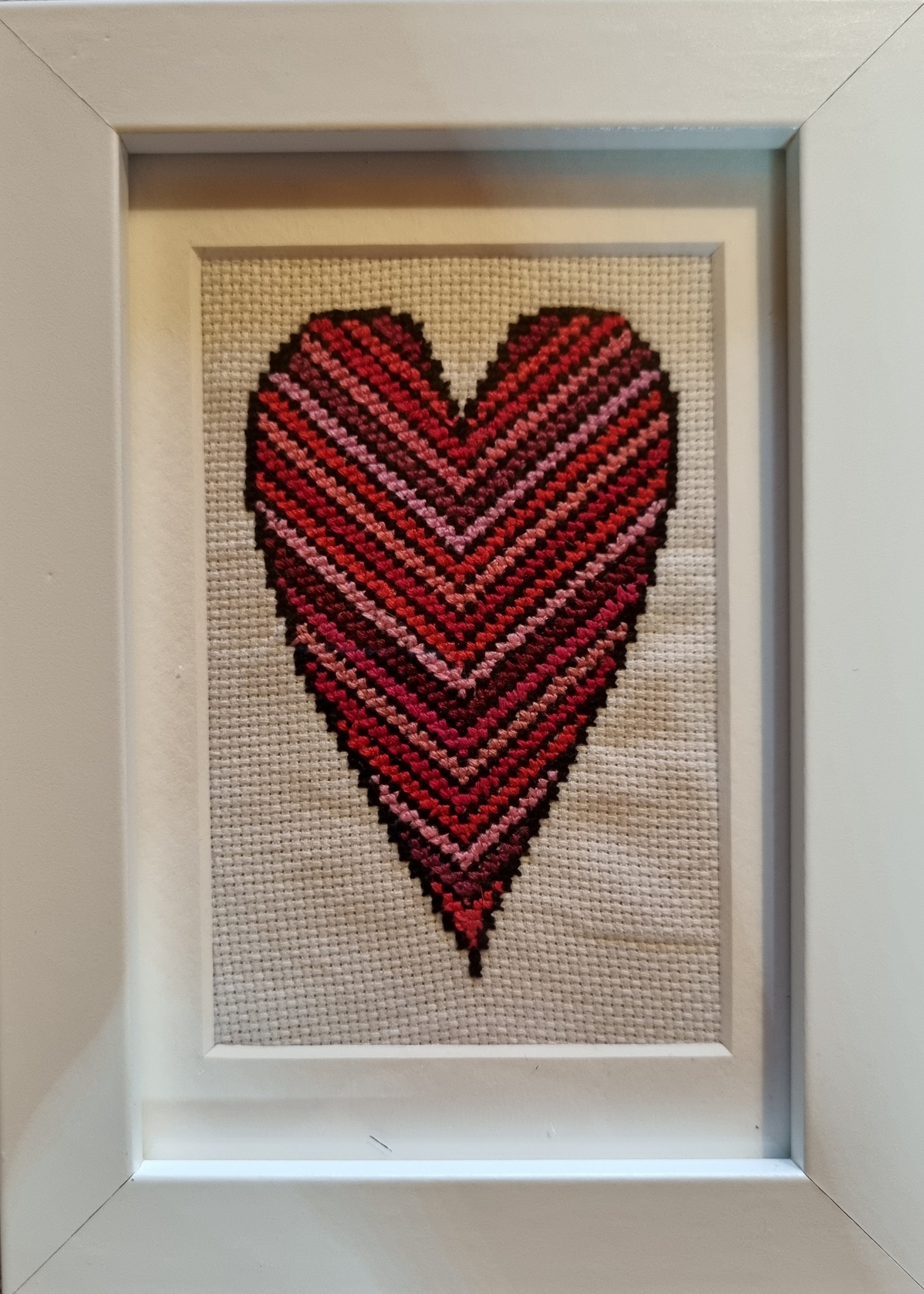 10 Small Collection Cross Stitch Heart Patterns Set - Etsy