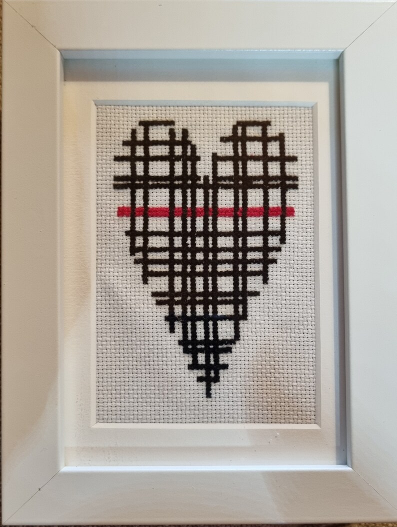 10 Small Collection Cross Stitch Heart Patterns Set - Etsy