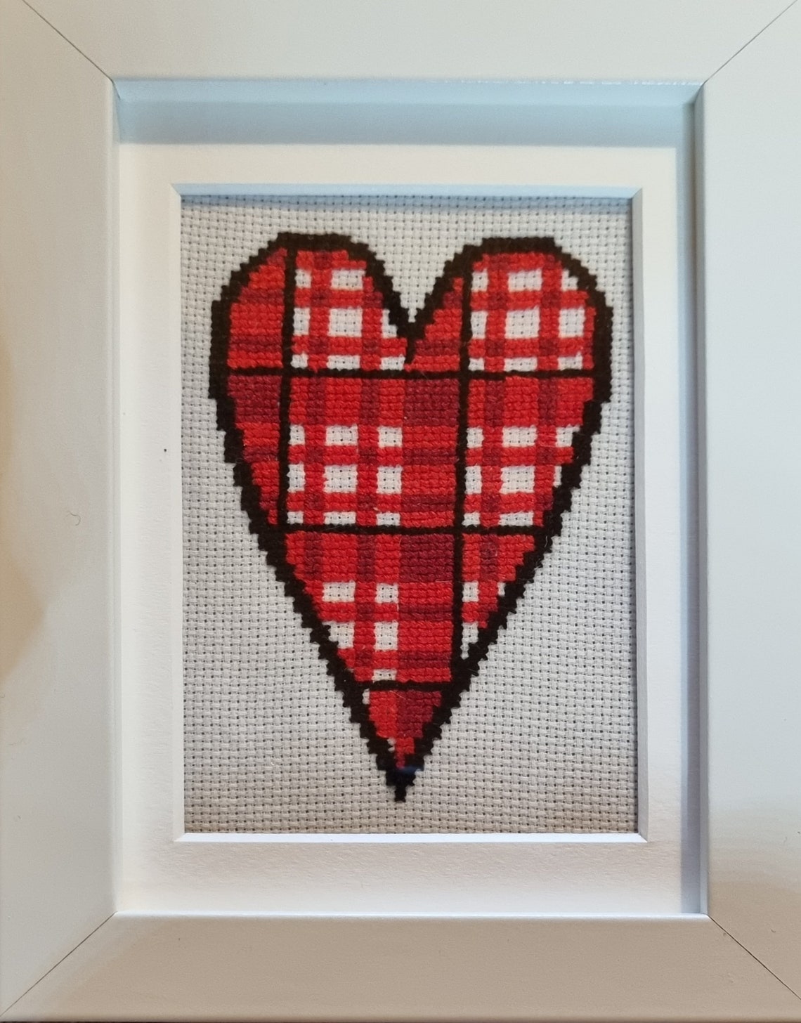 10 Small Collection Cross Stitch Heart Patterns Set - Etsy