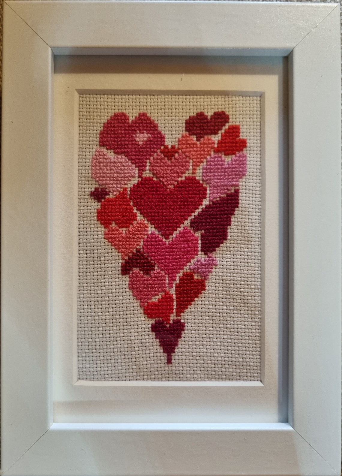 10 Small Collection Cross Stitch Heart Patterns Set - Etsy