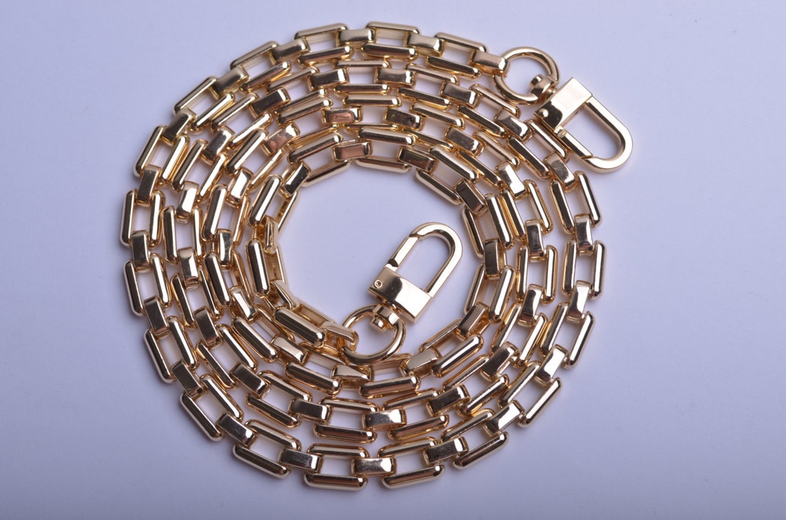10mm Oblong Link Metal Iron Chain Strapsmetal Purses | Etsy