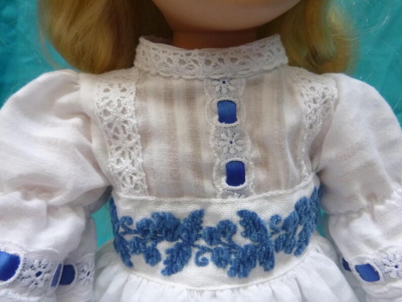 All Occassion White Frock With Special Trim at the Waist. | Etsy