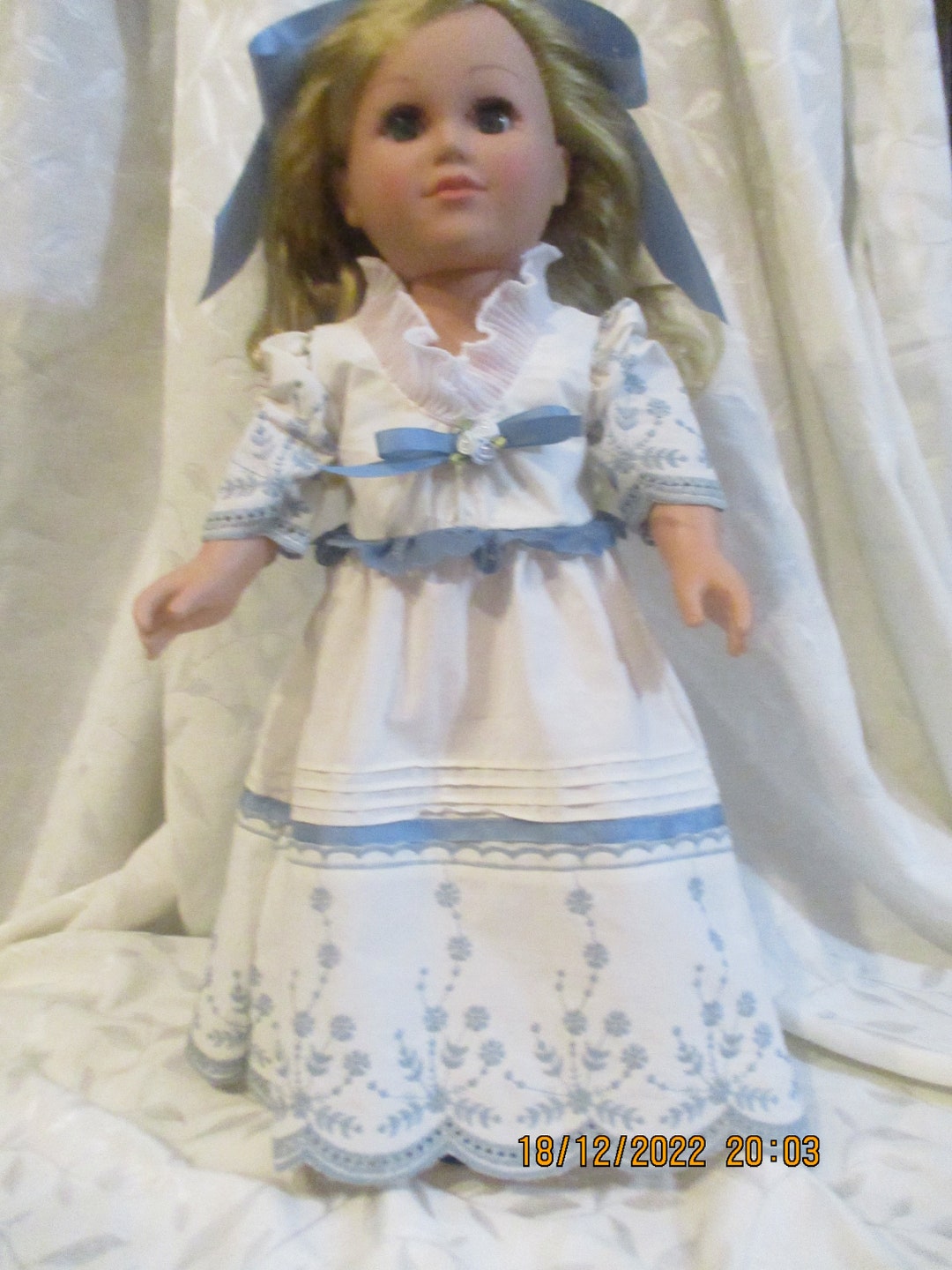 Sweet Little Holiday Frock for the 18in Crowd - Etsy