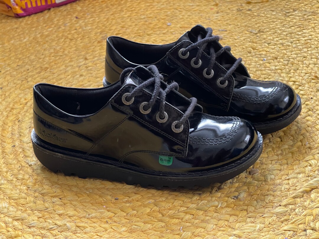 New Real Leather Natural Shoes, Kickers Brand, Genuine Leather, Size 39 ...