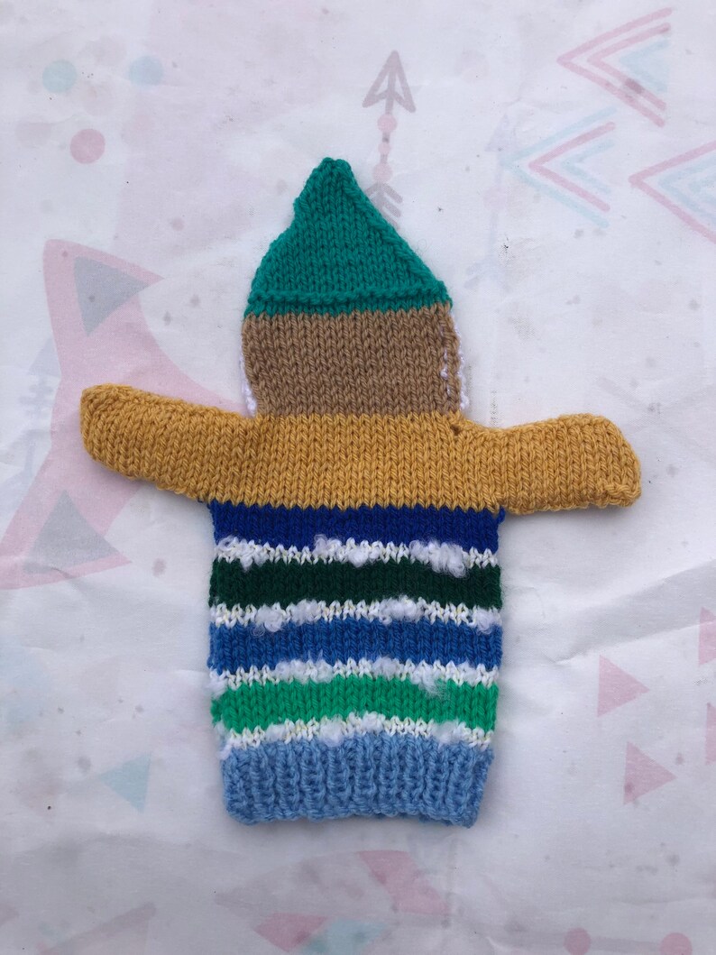 Bear Knitted Woolen Hand Toy, Puppet - Etsy