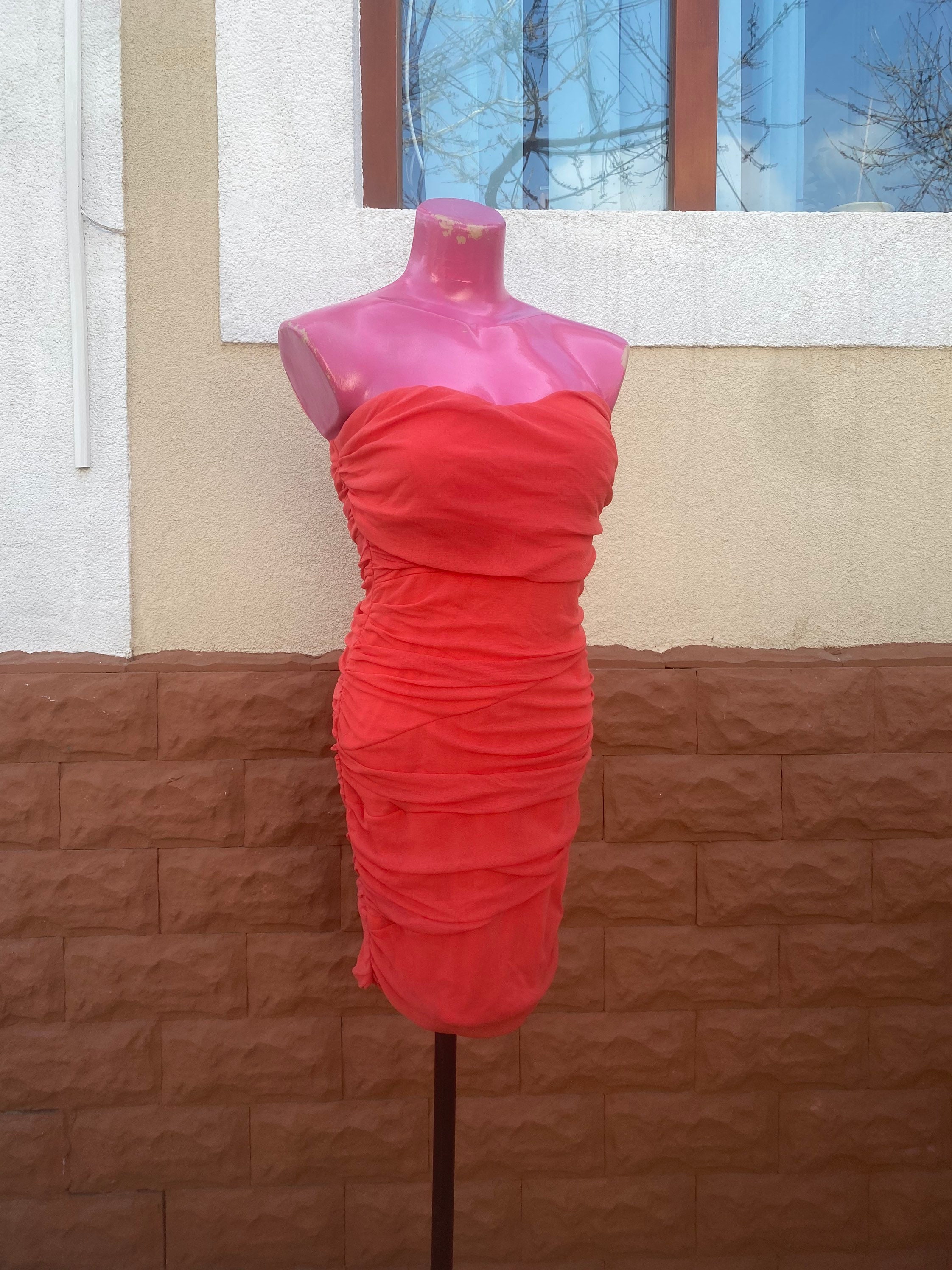 Red Dress, Size S - Etsy