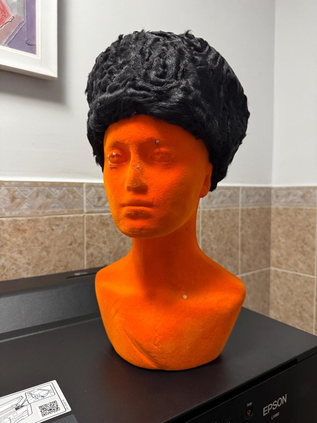 Vintage Russian Astrakhan Fur Hat – Classic Soviet-style Karakul ...