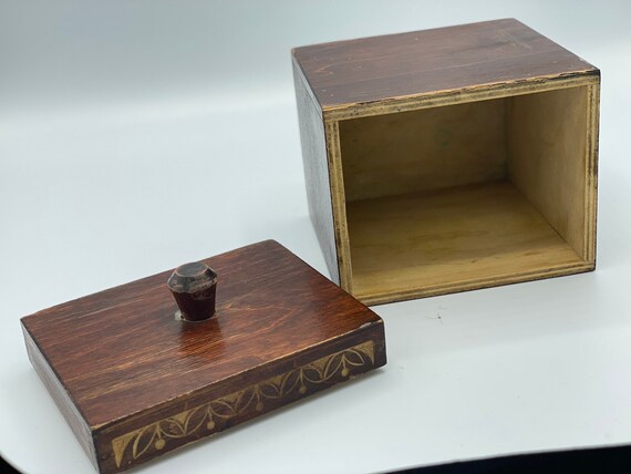 Jewelry Storage Home & Living Soviet wooden box,vintage jewelry box ...