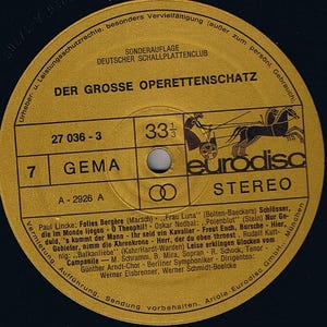 Various – Der Große Operettenschatz, Opera, Operetta - Etsy