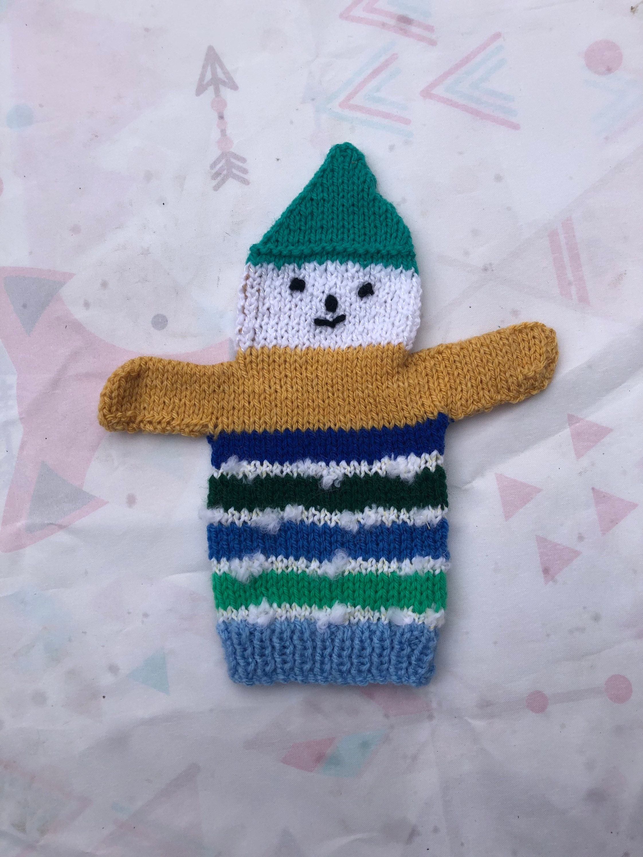 Bear Knitted Woolen Hand Toy, Puppet - Etsy