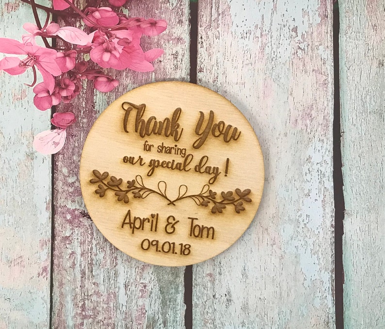 50 Thank You For Sharing Our Special Day Wedding Favors Etsy