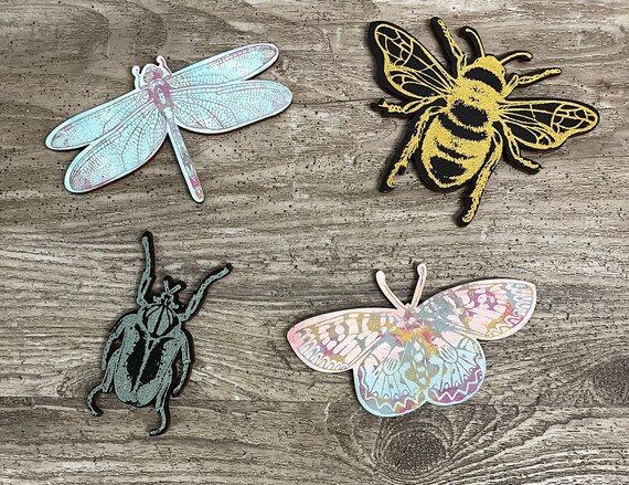Etched Bugs Cutouts Unfinished Wooden Cutouts - Etsy