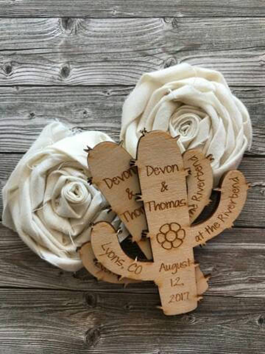 Cactus Wedding Favor Qty 30-50, 3" Wedding Favor Magnet, Bride, Groom ...