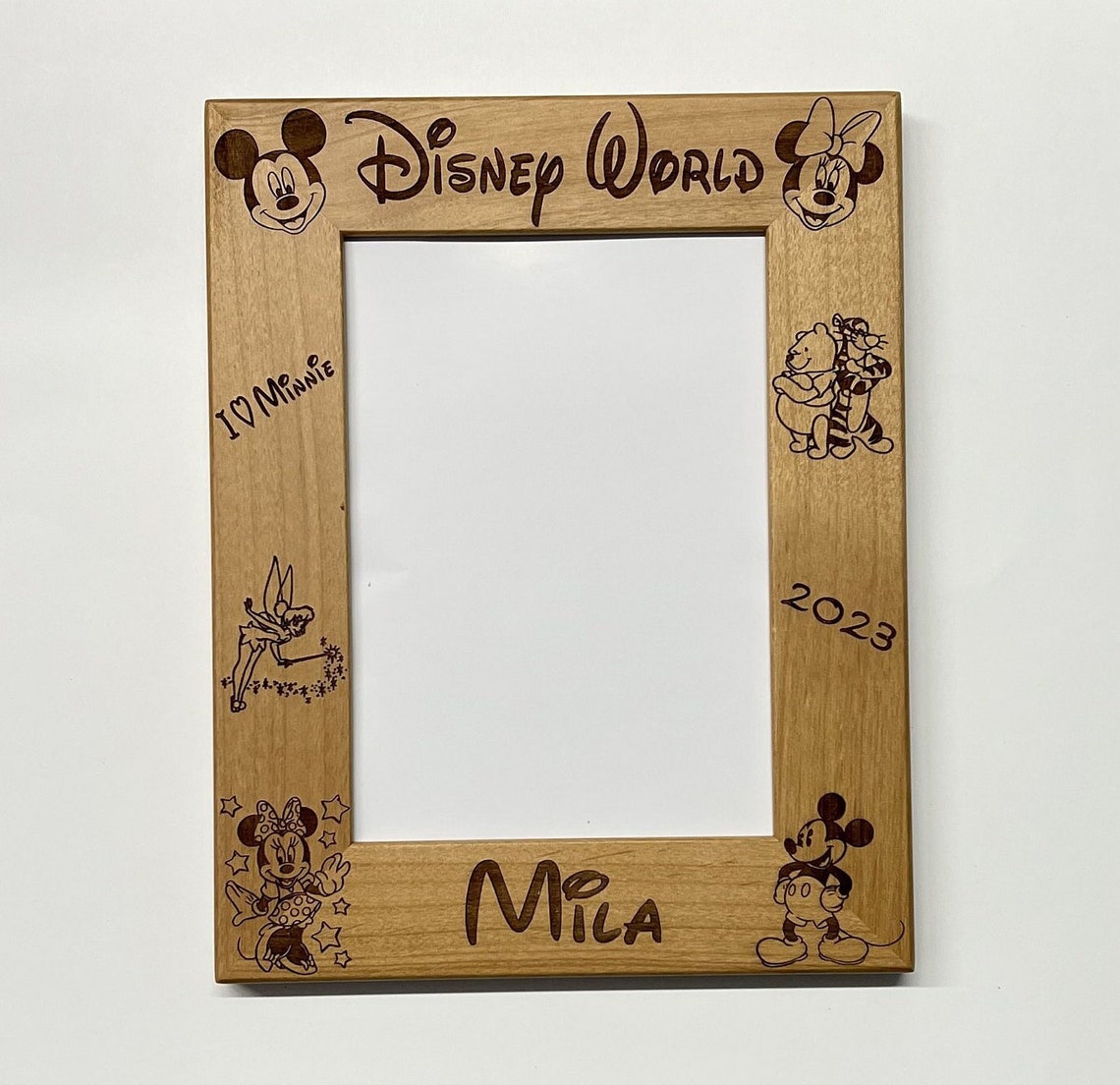 Disney World 8x10 Mickey and Minnie Mouse Custom Picture Frame ...