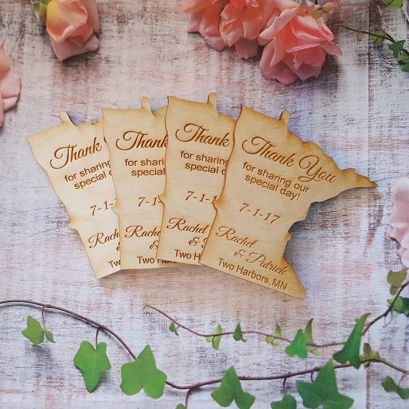 Engraved State Magnet - Etsy