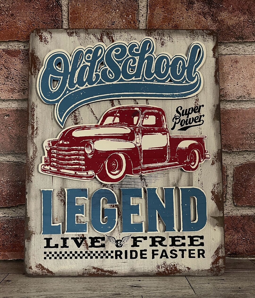 Old School Legend Kit, Unpainted Wooden Cutouts, Ready for You to Paint ...