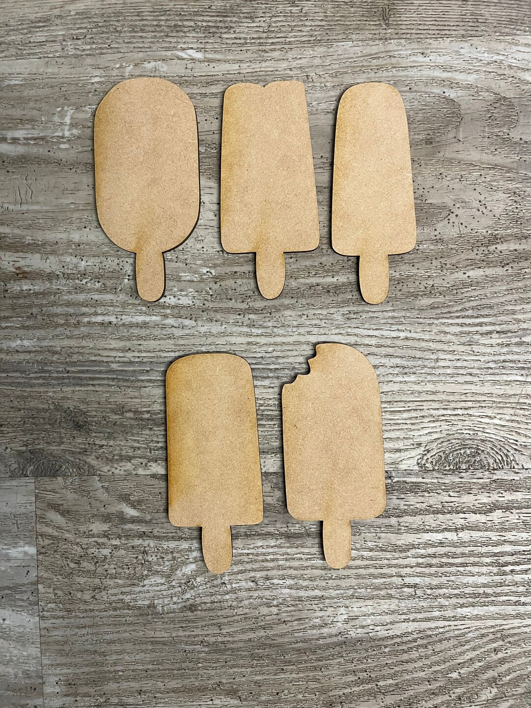 Life is Sweet Unpainted 5 Popsicles Only - Etsy
