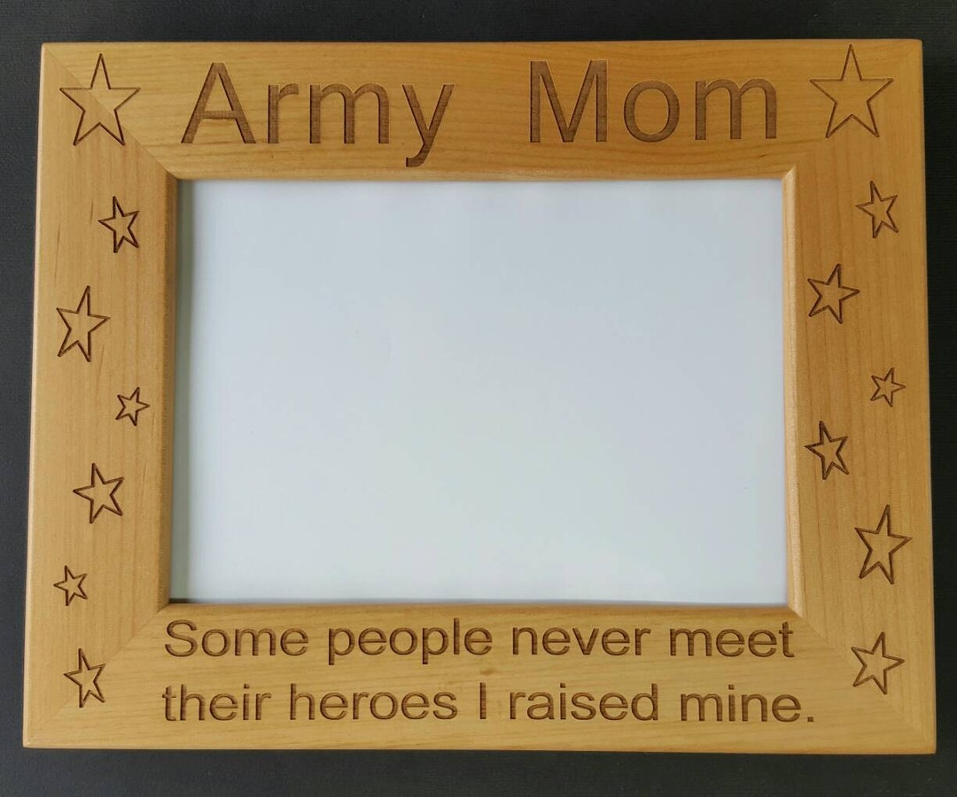 Military 5x7 Custom Engraved Frame Army, Navy, Marine, Air Force, Coast ...