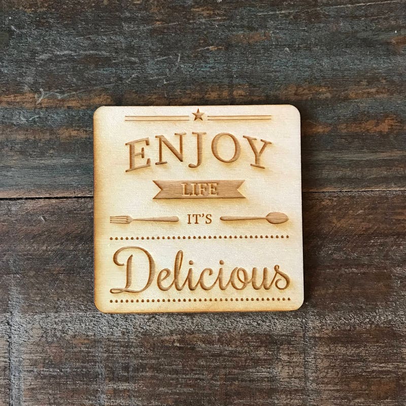 Life is Delicious - Etsy