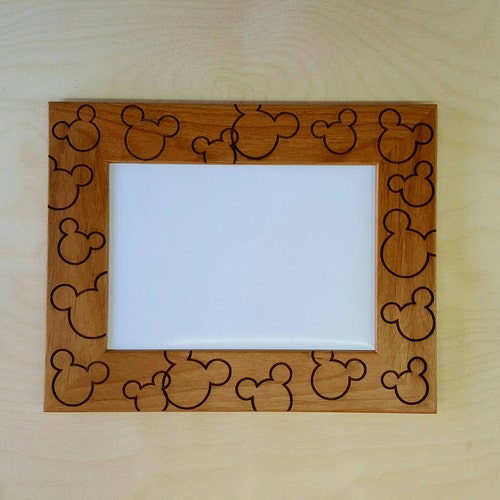 Mickey Mouse 5x7 Picture Frame Custom Disneyland Disney - Etsy