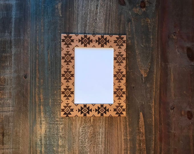 Tribal Print Picture Frame 5x7 - Etsy