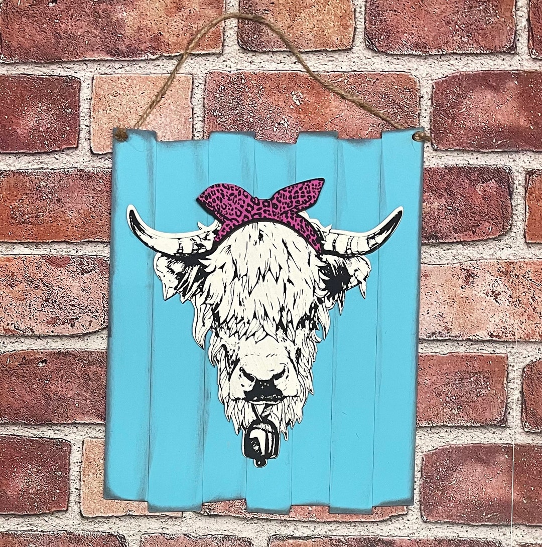 Highland Cow Sign Unpainted Wood Cutouts Includes Cow Sign - Etsy Canada