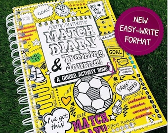 Footy Fantastic: Matchday Diary & Training Journal - Etsy