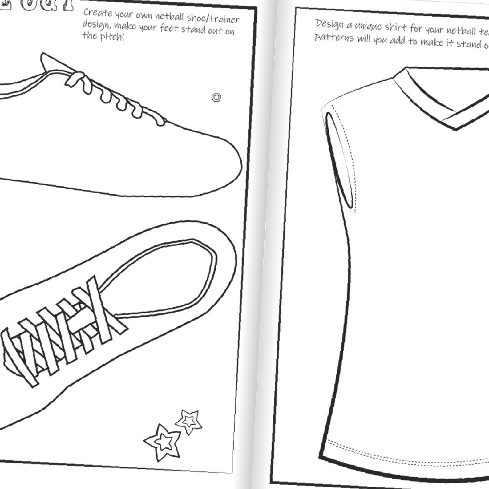 Netball Star: Match, Training and Activity Book | Netball Gift Idea for ...