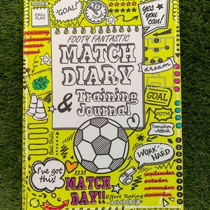 Footy Fantastic: Matchday Diary & Training Journal | Etsy