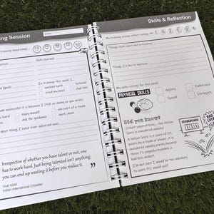 The Complete Cricketer Journal | Match & Training Diary | Cricket Gift ...