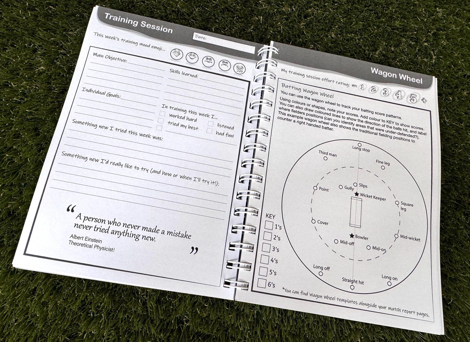 Cricket Journal: Match & Training Diary for Boys and Girls | Top ...