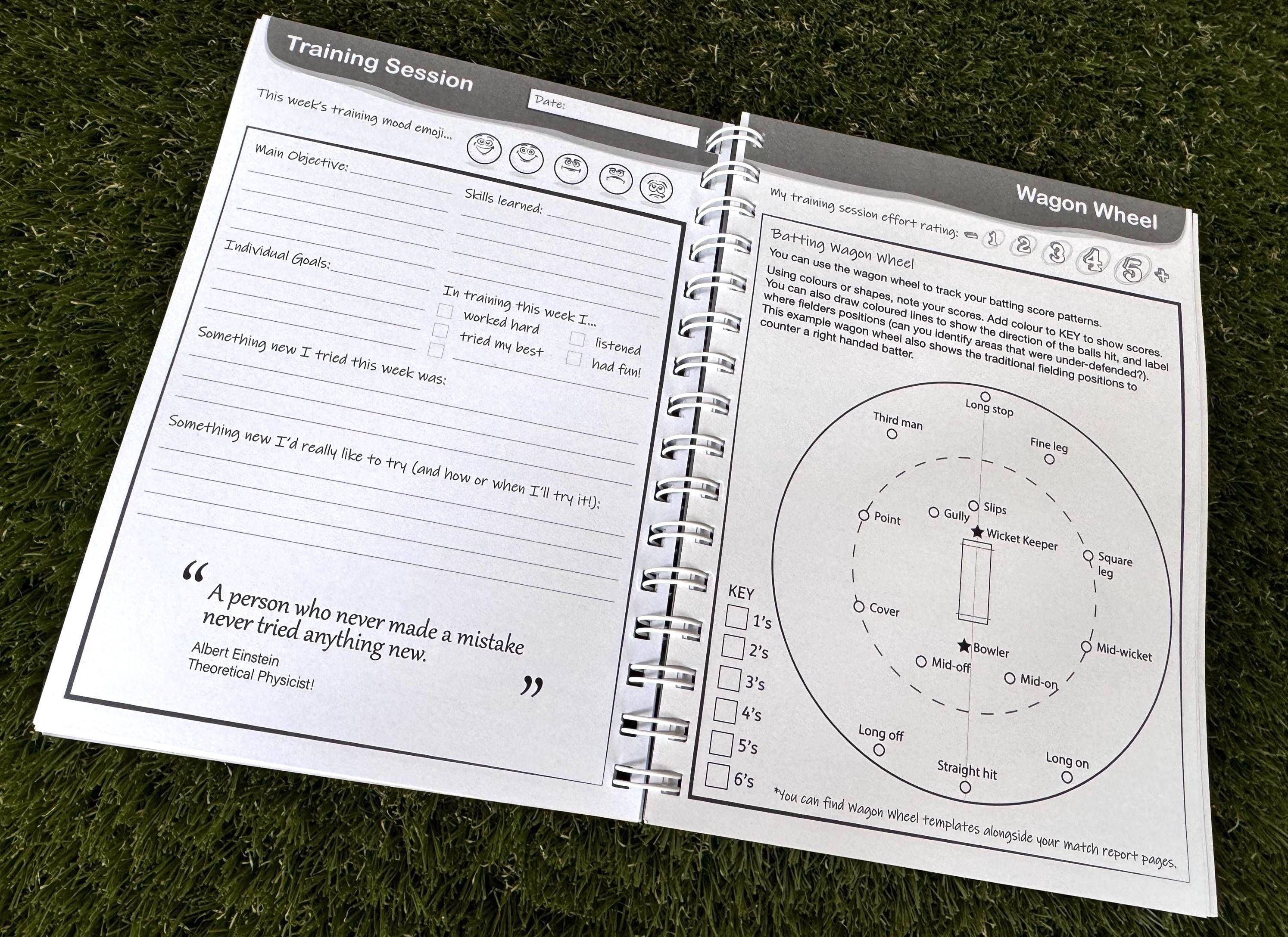 Cricket Journal: Match & Training Diary for Boys and Girls | Top ...