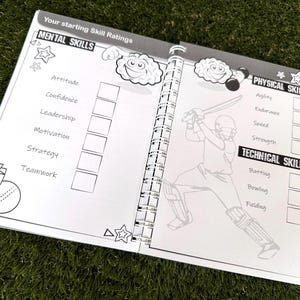 The Complete Cricketer Journal | Match & Training Diary | Cricket Gift ...