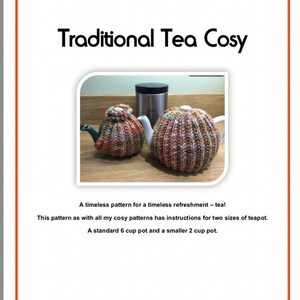 Traditional Style Tea Cosy Knitting Pattern. 2 Sizes ORIGINAL - Etsy UK