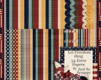 Page Borders Let Freedom Ring Fourth Of July Page Borders | Etsy