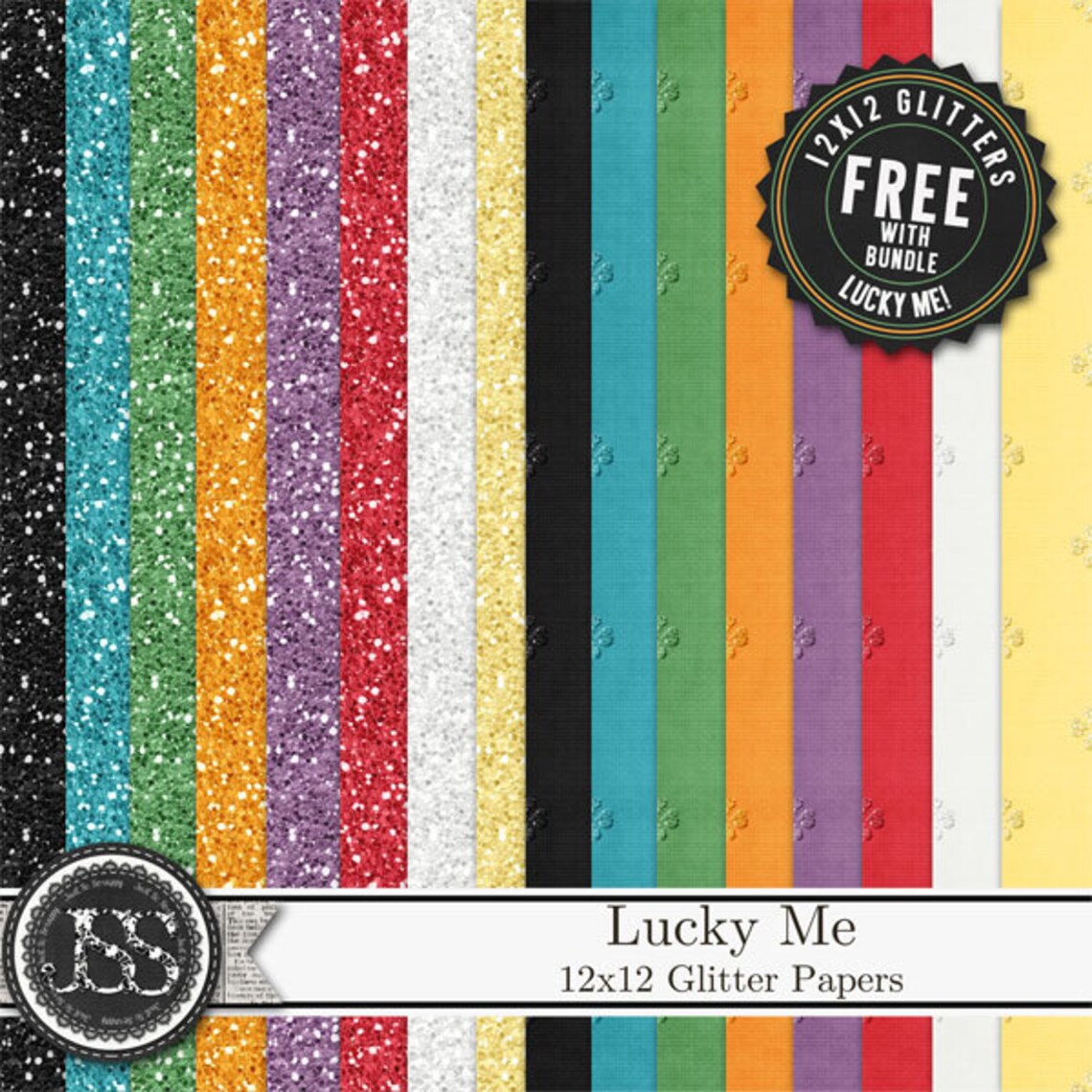 Lucky Me St. Patrick's Day Theme Digital Scrapbook Kit | Etsy