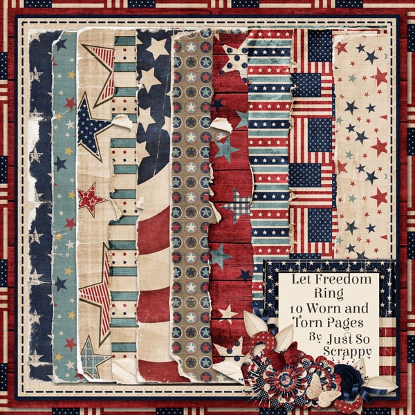 Patriotic Scrapbook - Etsy