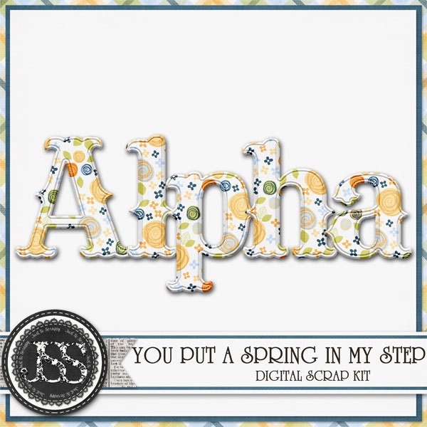 You Put A Spring in My Step Digital Scrapbook Kit - Etsy