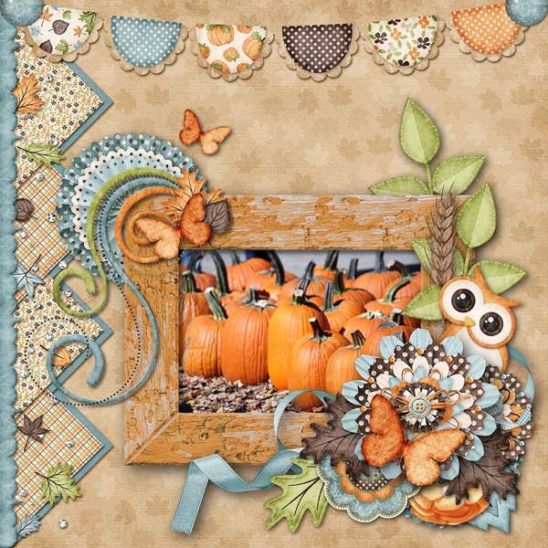 Digital Scrapbooking Kit It's Almost Fall - Autumn Fall Digital ...