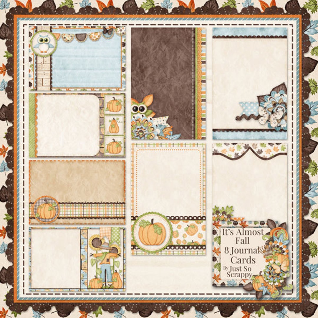 Project Life, Pocket Scrapbooking, Journal Cards - Digital Scrapbooking ...